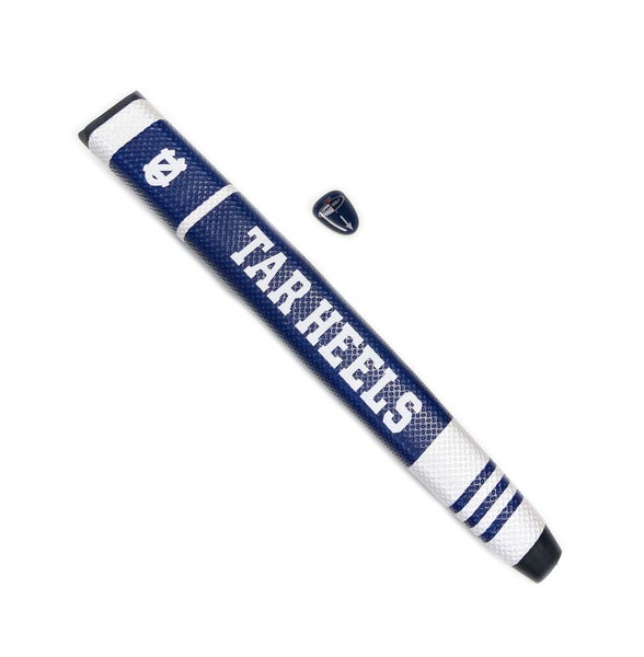 NEW Team Golf NC Tar Heels Navy/White Jumbo Putter Grip w/Ball Marker ...