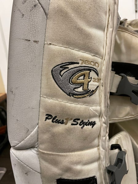 33+1 Vaughn Velocity V4 Goalie Pads | SidelineSwap | Buy and Sell on ...