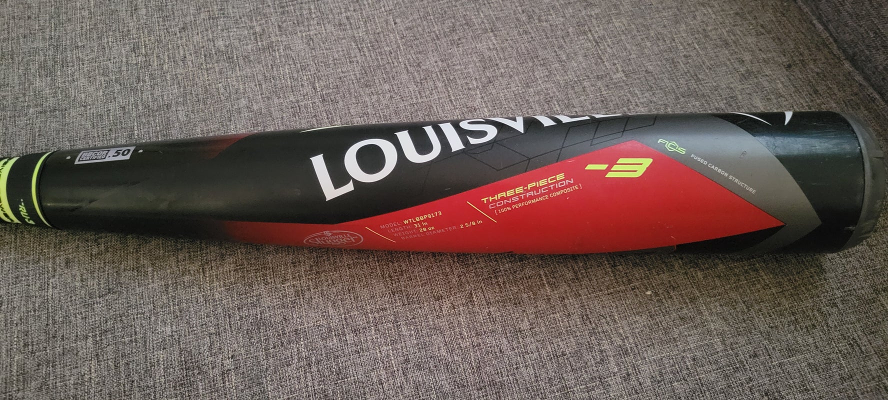 Used BBCOR Certified 2022 Louisville Slugger Composite Meta Prime Bat ...
