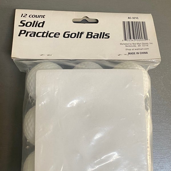 SOLID PRACTICE GOLF BALLS 12 COUNT (Plastic) | SidelineSwap | Buy and ...