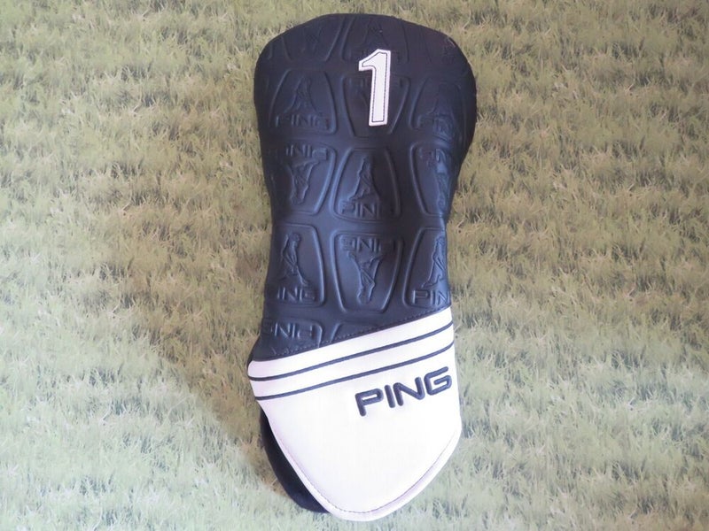 NEW * Ping MAN DRIVER Headcover Black White | SidelineSwap | Buy and ...
