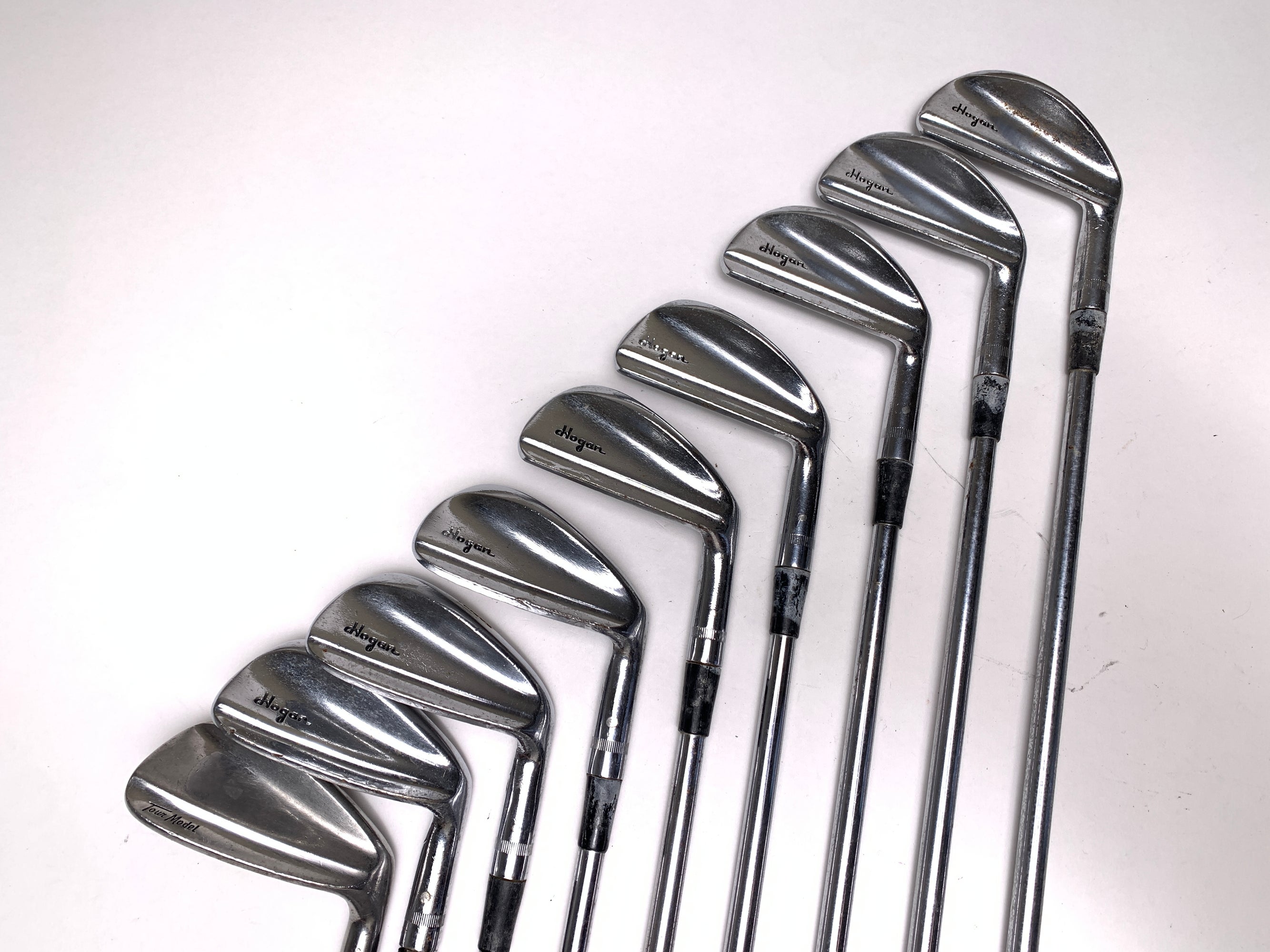 Ben Hogan Radial Iron Set 2-PW+SW Apex 4 Stiff Steel Mens No 7 iron RH ...