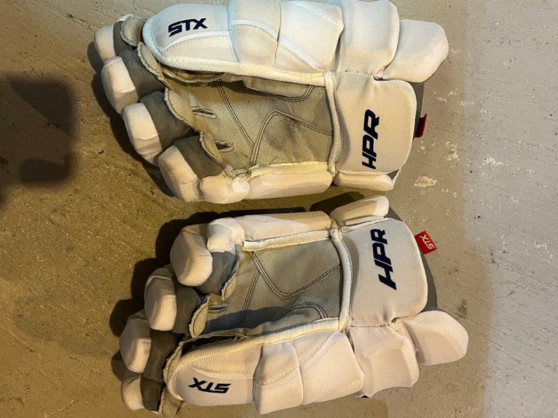 Used White STX Stallion HPR Gloves 14" Pro Stock | SidelineSwap | Buy ...