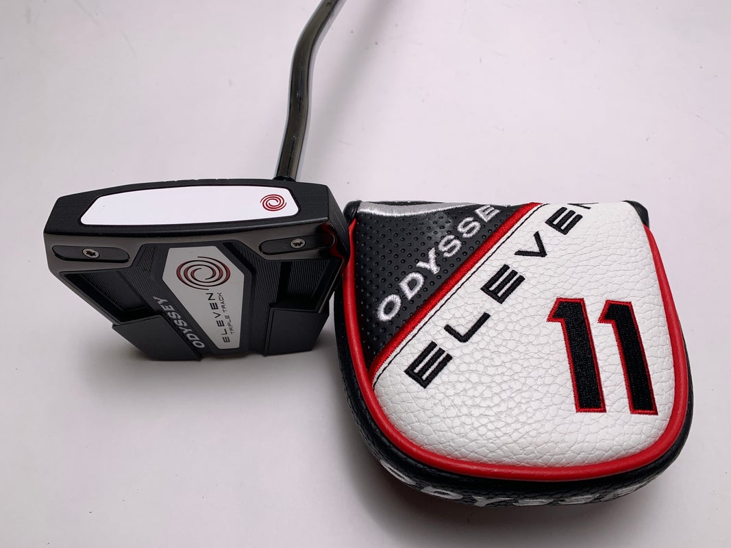 Odyssey Eleven Triple Track S Putter Red Stroke Lab 35" +Cover .. Near ...