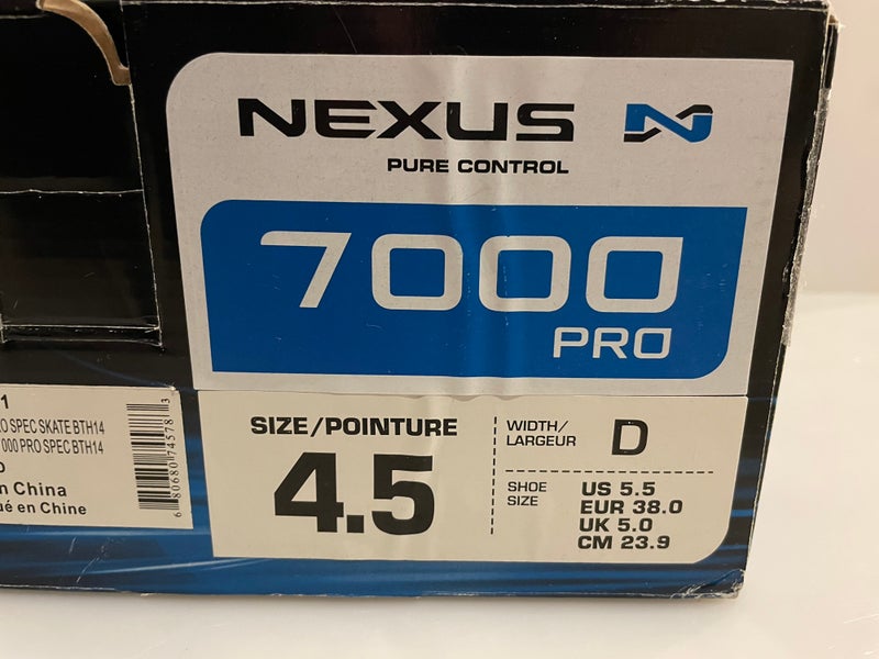 New Bauer Nexus 7000 Pro Skates Size 4.5 - NIB | SidelineSwap | Buy and ...