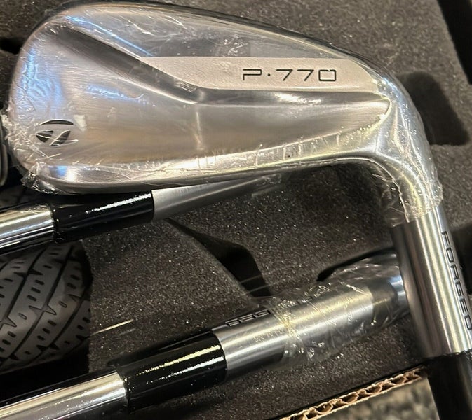 TaylorMade P770 Forged 2021 Iron Set 4-PW Steel DG 105 Regular R-Flex New #86212 | SidelineSwap