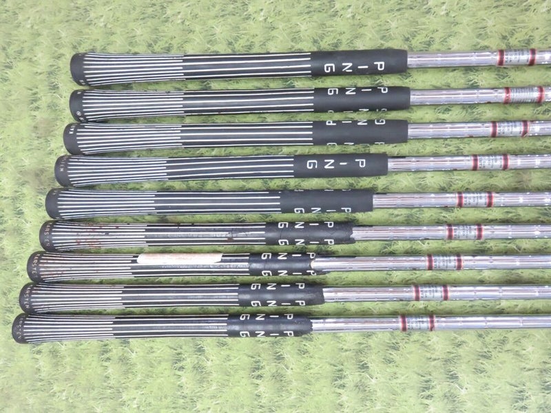 Ping BERYLLIUM COPPER ZING * 3-PW+SW Irons RED Dot JZ STIFF ...