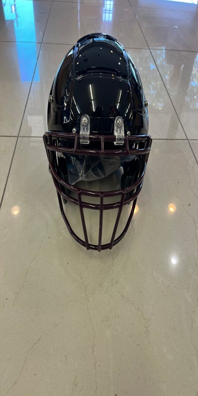 New Schutt 2022 F7 Collegiate Football Helmet Painted Metallic Maroon ...