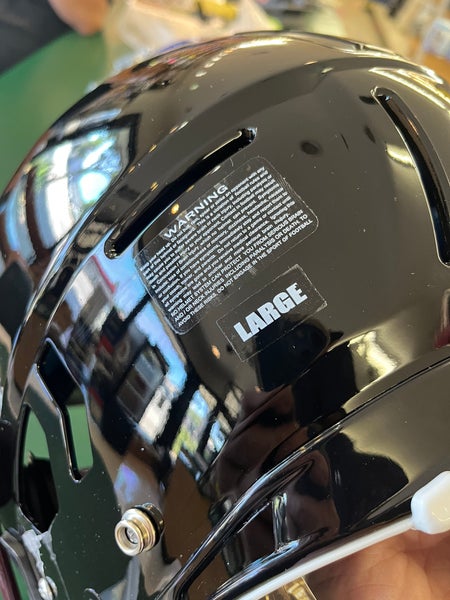 New Schutt F7 Collegiate Football Helmet Painted Gloss Black with ...