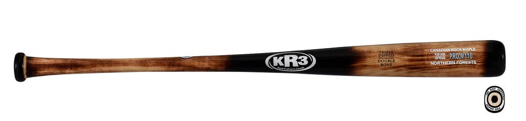 KR3 M110 Canadian Rock Maple 33 inch Wood Bat (-3) 30.5 oz Torch ...