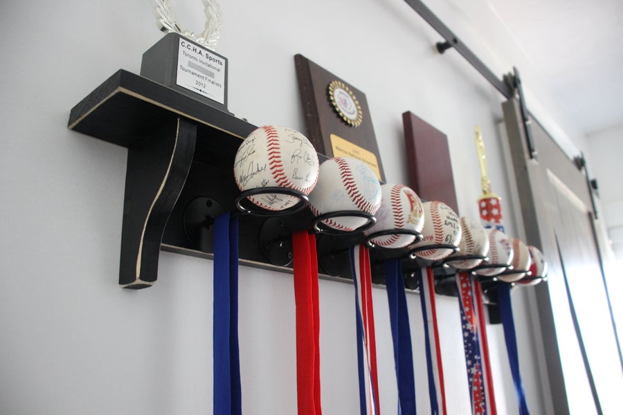 Baseball Display Trophy Shelf | SidelineSwap | Buy and Sell on SidelineSwap