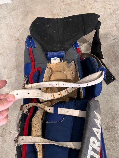 32” USA Hockey Goalie Leg Pads Battram | SidelineSwap | Buy and Sell on ...