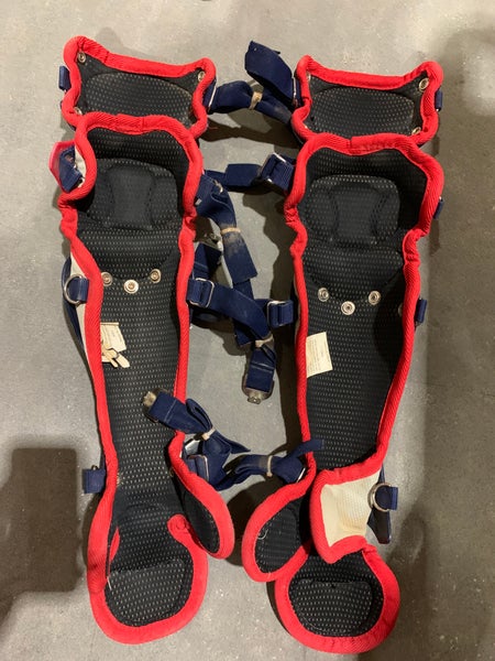 Used Louisville Slugger Series 5 Catcher's Leg Guard | SidelineSwap ...
