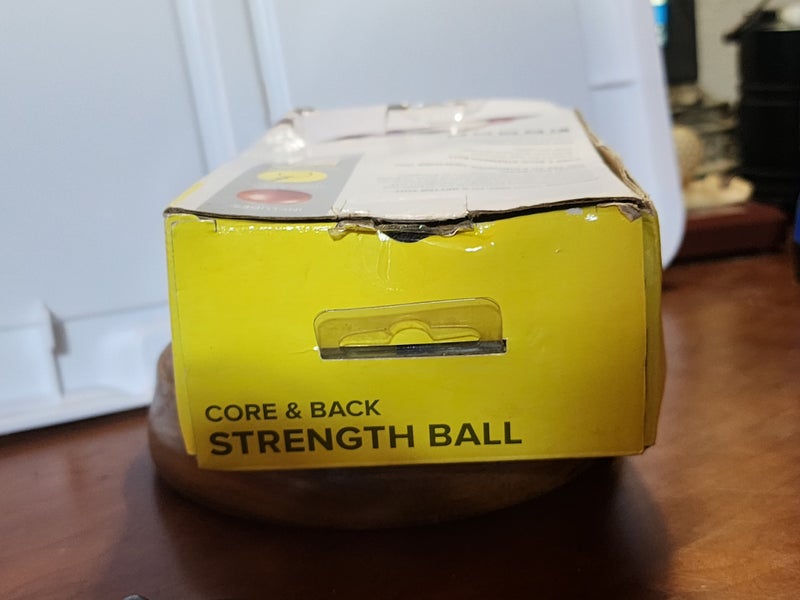 New Medicine Ball Gaiam Wellbeing Core & Back Strength Ball Includes ...