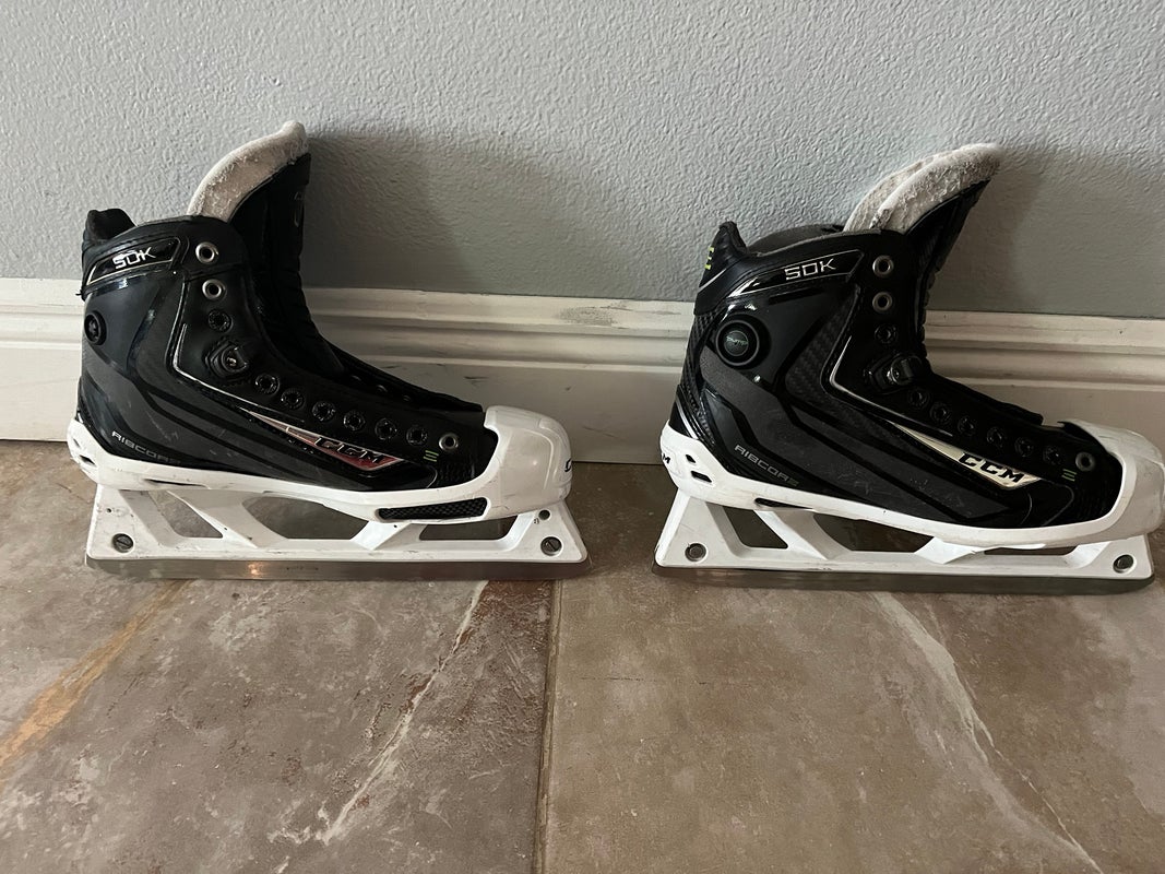 Senior CCM Ribcor 50K Hockey Goalie Skates | SidelineSwap