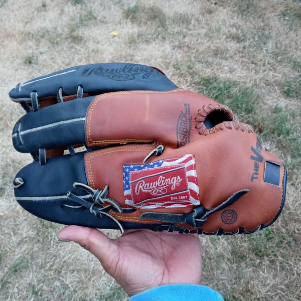 13.5" Rawlings The Vise VSB135 softball glove all leather - FREE ...