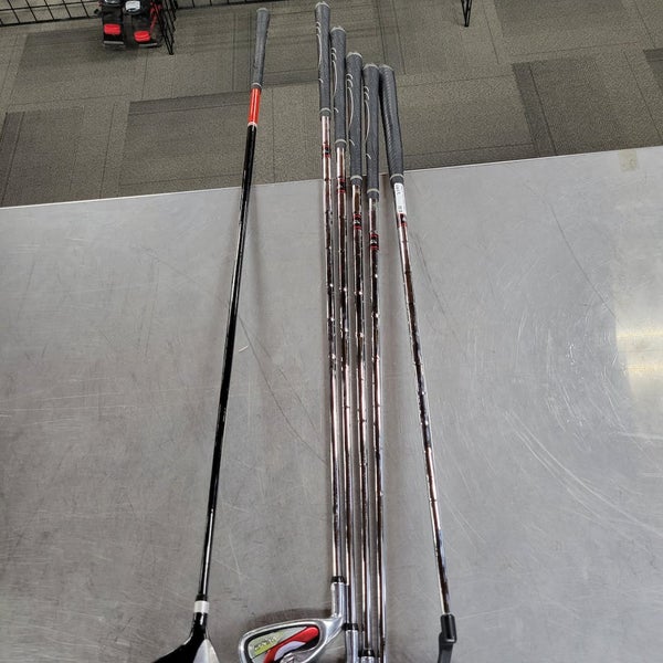 Used Zevo Set Drive 5 7 Pw Sw Putt 6 Piece Regular Flex Steel Shaft Men ...