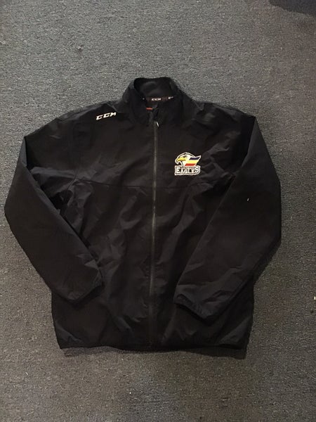 Used Pro Stock Colorado Eagles CCM Coaches Track Suit Set Top Lg Bottom ...