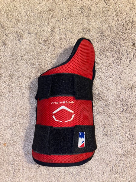 Red Used Senior EvoShield Shin Guards Leg guard | SidelineSwap | Buy ...