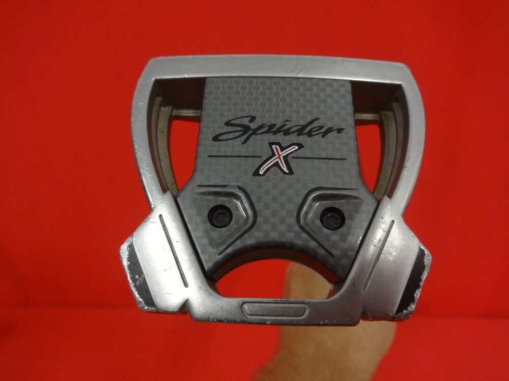 Silver Used TaylorMade Right Handed Mallet Spider X Putter 35 ...