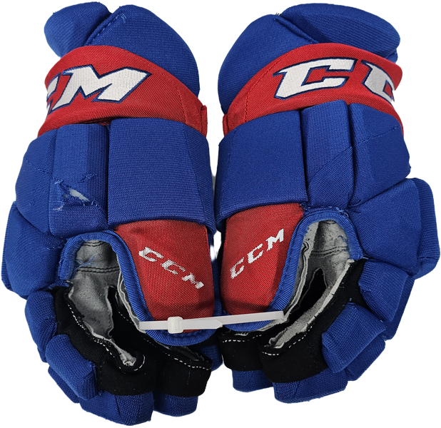 CCM JETSPEED PRO STOCK CUSTOM HOCKEY GLOVES 15" UML NCAA USED(10903 ...