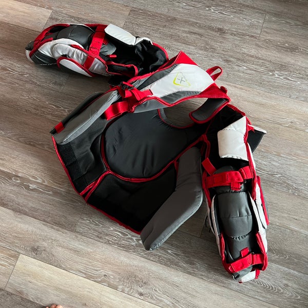 Bauer Pro Custom Hyperlite Goalie Chest Protector + Mach Arms, Senior ...