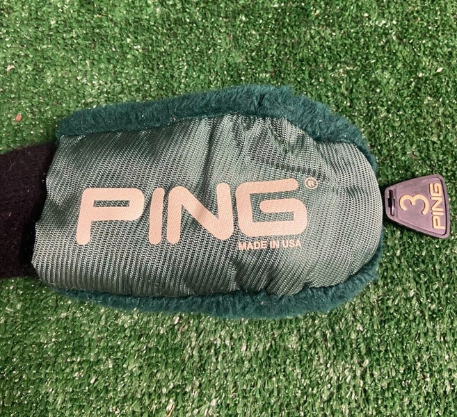 PING 3 Wood Made In USA Sock Headcover With Tag In Good Condition See ...