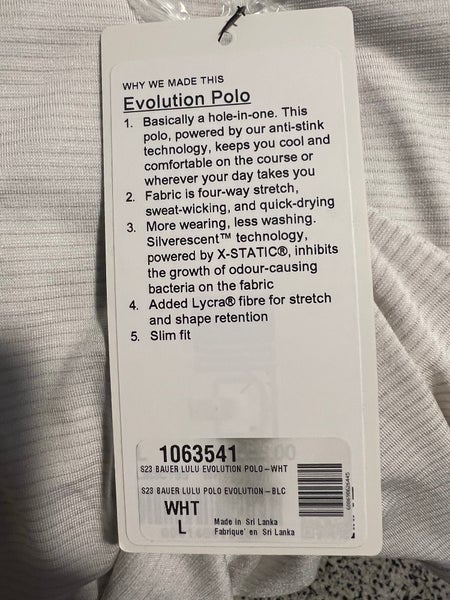 Bauer x lululemon evolution polo | SidelineSwap | Buy and Sell on SidelineSwap
