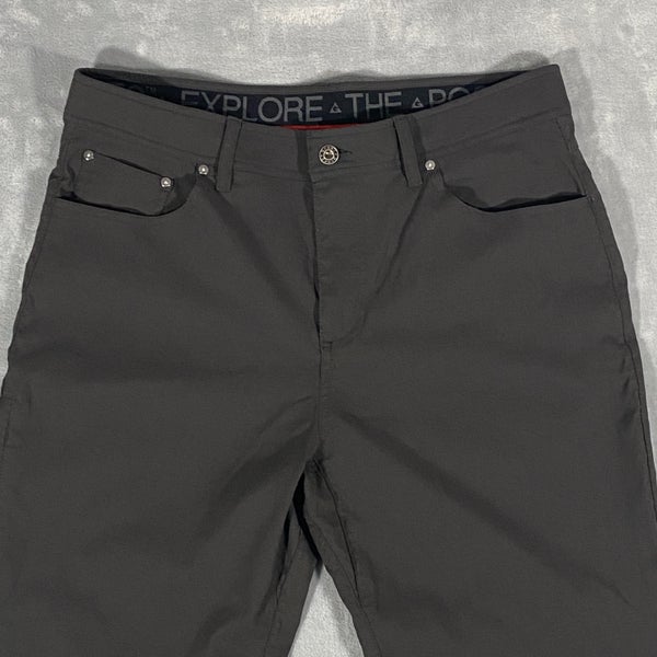 GERRY Pants Mens Size 34x30 Flex Charcoal Cargo Nylon Hiking Pockets ...