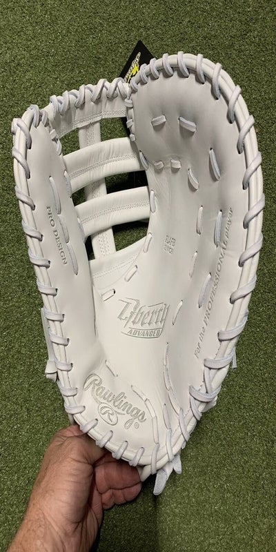 New Rawlings Liberty Advanced Fastpitch Glove 12.5" Rht White Purple # ...