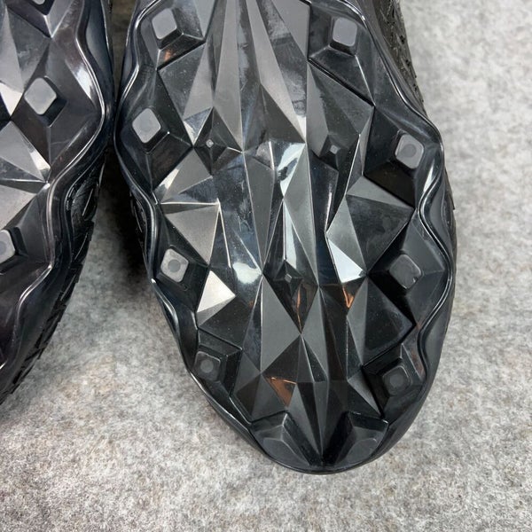 Under Armour Mens Football Cleat 15 Black White Shoe Lacrosse Hammer MC ...