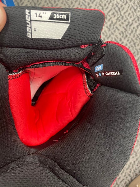 Bauer Hyperlite Red 14” gloves | SidelineSwap | Buy and Sell on ...