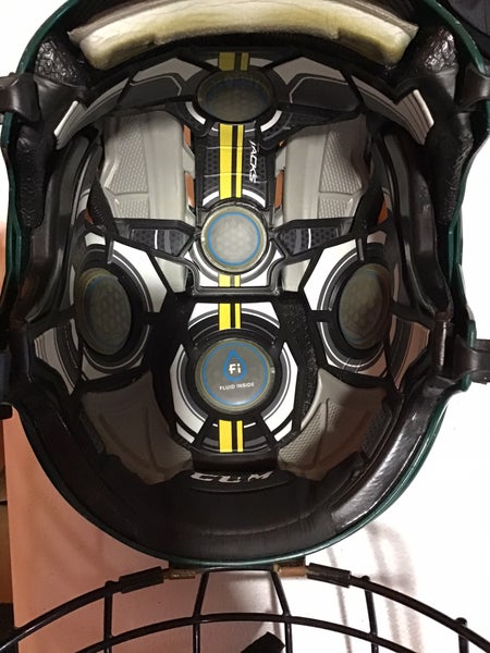Used Clarkson University Pro Stock CCM Tacks 910 Helmet Medium ...