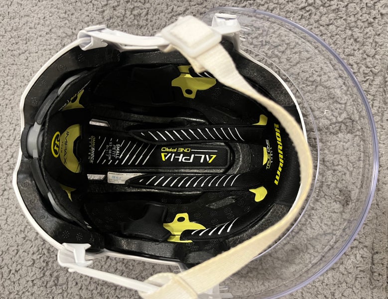 Used Small Warrior Covert PX2 Pro Stock Hockey Helmet Toronto Marlies ...