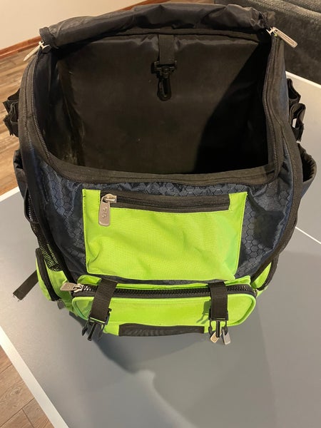 Navy/Lime Green Boombah Superpack Bat Pack -Backpack Version - For ...