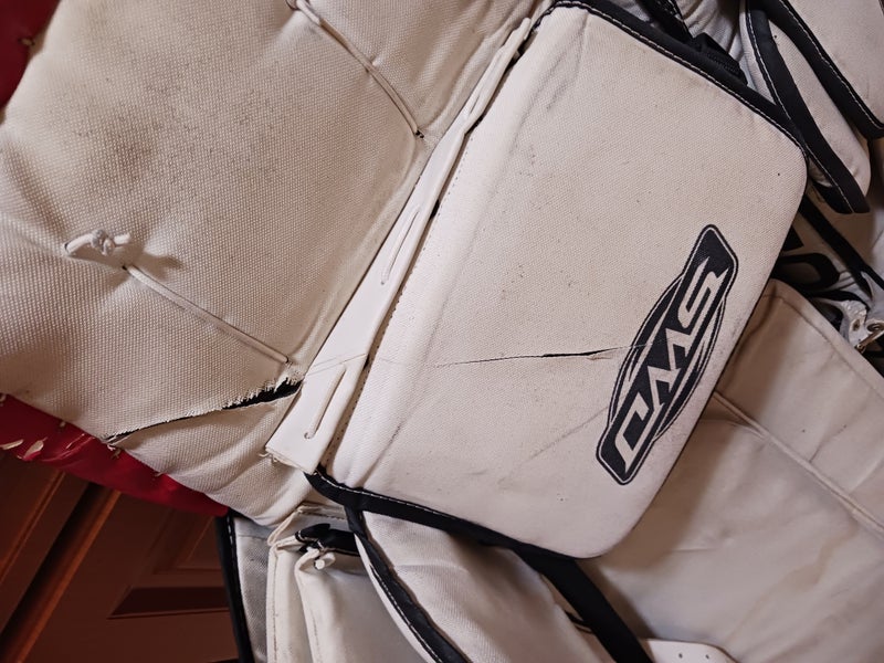 Used Goalie Leg Pads & Size 13 Koho Skates | SidelineSwap | Buy and ...