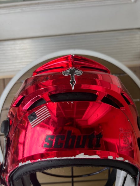 PLL Chaos Mark Glicini Game Used STX Rival Helmet - Autograhped ...