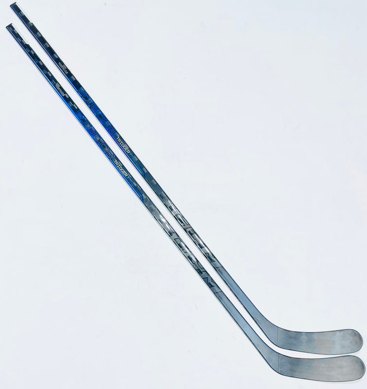 New 2 Pack Custom Silver CCM Ribcore Trigger 8 Pro Hockey Stick-LH-80 ...