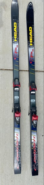 Used HEAD 185 cm All Mountain C Radial CP6 Skis With Bindings ...