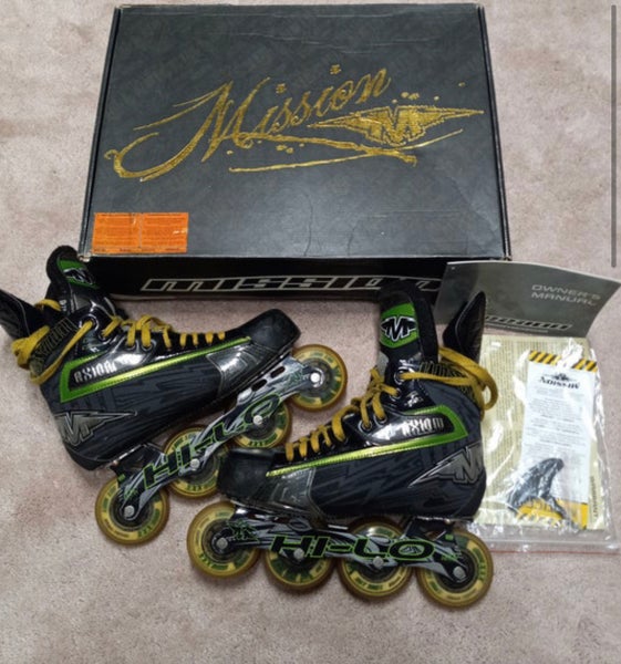Used Mission Extra Wide Width Size 7 Axiom T6 Hockey Skates ...