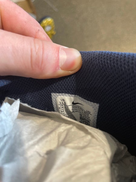 Michigan Jordan Alpha Menace 3 Player Cleats 11.5 | SidelineSwap | Buy ...