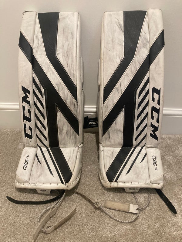 Used 28" CCM Axis 1.5 Goalie Leg Pads | SidelineSwap