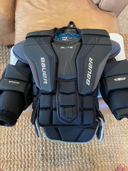 Used Medium Bauer Elite Goalie Chest Protector | SidelineSwap | Buy and ...