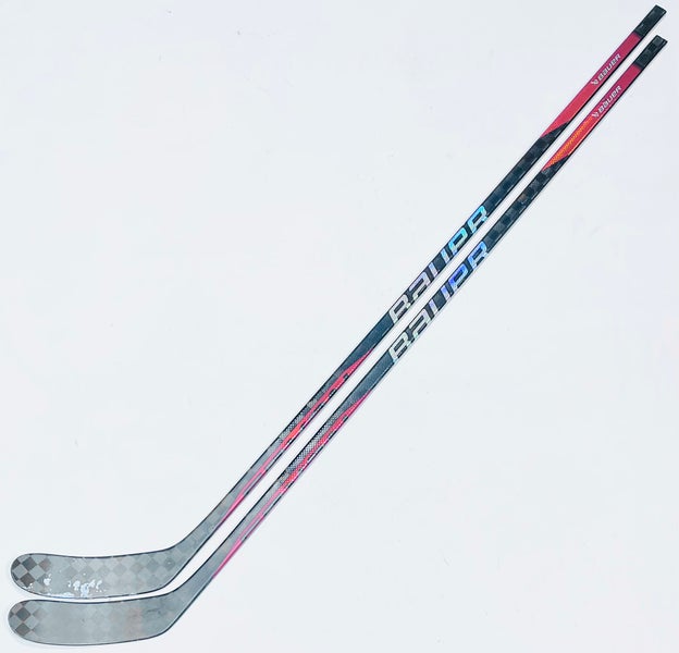 2 Pack Custom Red Bauer Nexus SYNC (2N Pro Build) Hockey Sticks-RH-87 ...