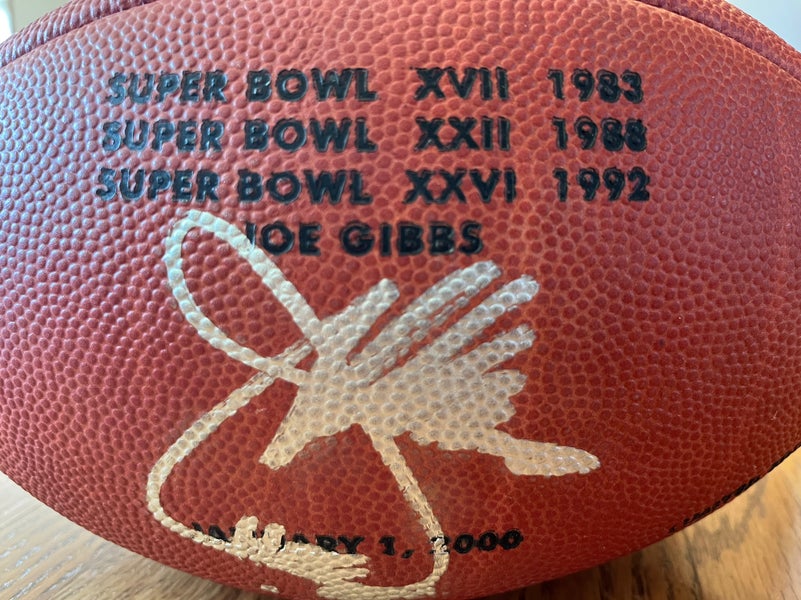 Wilson Autographed Joe Gibbs Hall of Fame Football | SidelineSwap | Buy ...