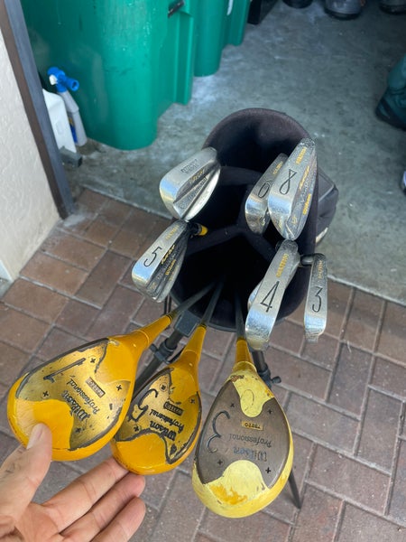 wilson 11 pc golf set Patty Berg edition in right hand , steel shafts ...