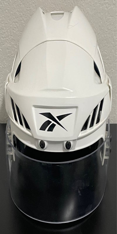 CCM / Reebok 8K Pro Stock Hockey Helmet White/ Royal Blue/ Black SMALL ...