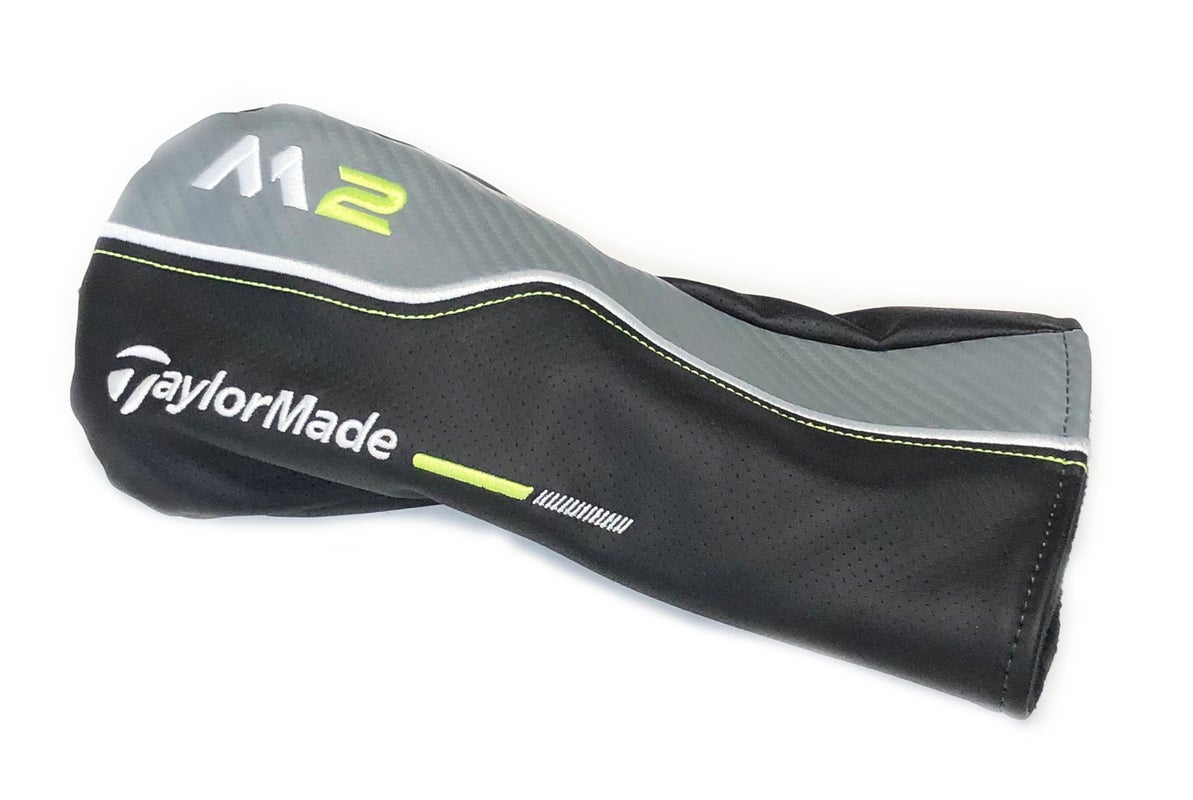 NEW 2017 TaylorMade M2 Black/Gray/Lime Green Leather Driver Headcover ...