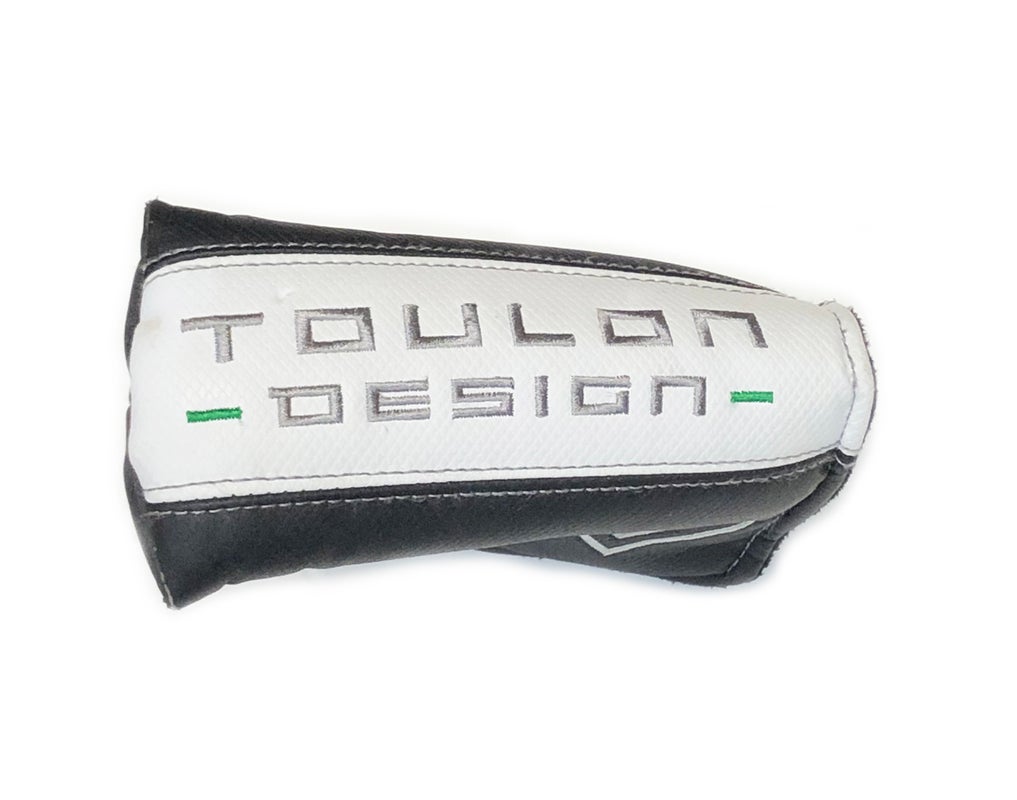 NEW Odyssey Toulon Design Black/Silver/Green Mallet Putter Headcover ...