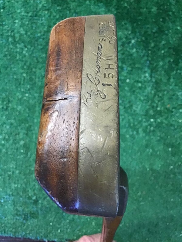Otey Crisman 70 Hb Putter With Hickory Wood Shaft 34” Inches Sidelineswap